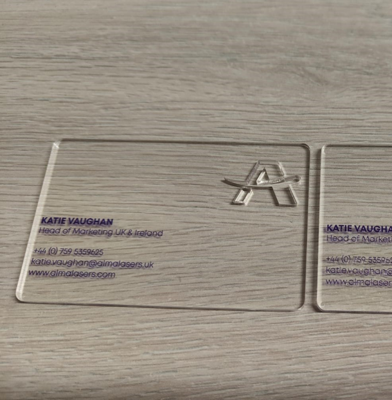 Acrylic Business Card SKU: PTPACRBC1 - PrimeTech Print